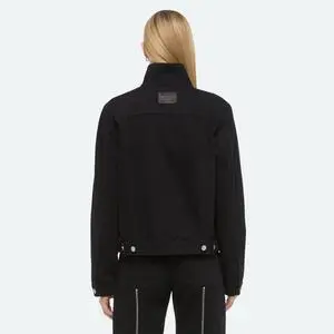 Helmut Lang Zip Trucker Jacket - Rinsed Black
