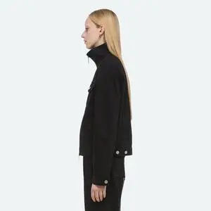Helmut Lang Zip Trucker Jacket - Rinsed Black