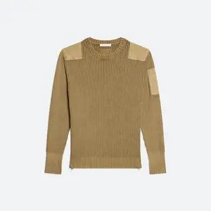 Helmut Lang Ribbed Military Crewneck Sweater