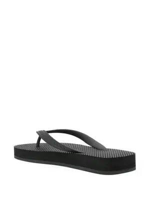 Dsquared2 Logo Flip Flops - Black