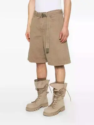 Sacai Denim Shorts - Neutrals