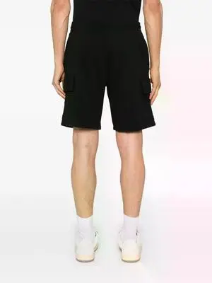 Lacoste Cotton Cargo Shorts - Black