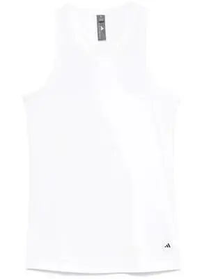 Adidas By Stella McCartney Fine-ribbed Tank Top - White