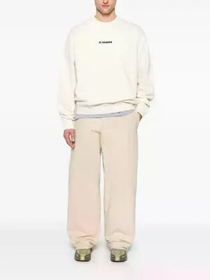 JIL SANDER Logo-print Sweatshirt - Neutrals