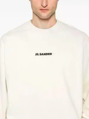 JIL SANDER Logo-print Sweatshirt - Neutrals