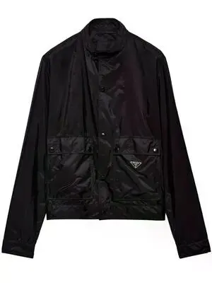 Prada Triangle-logo Jacket - Black