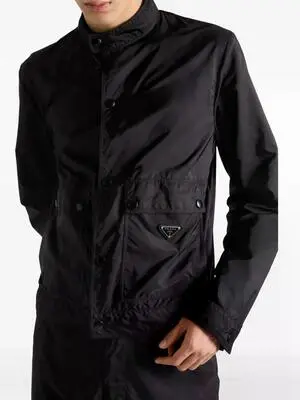 Prada Triangle-logo Jacket - Black