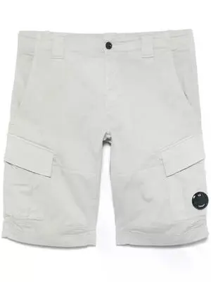 C.P. COMPANY Sateen Cargo Shorts - Grey