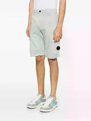 C.P. COMPANY Sateen Cargo Shorts - Grey