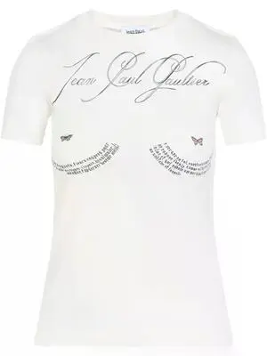 Jean Paul Gaultier Graphic-print T-shirt - White