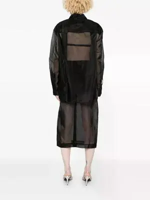 THE FRANKIE SHOP Peri Sheer Shirt