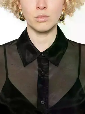 THE FRANKIE SHOP Peri Sheer Shirt