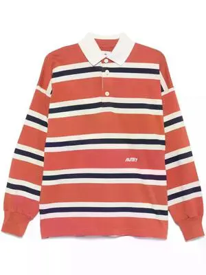 AUTRY Striped Polo Shirt