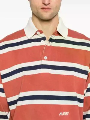 AUTRY Striped Polo Shirt