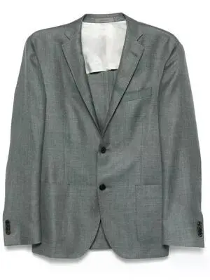Corneliani Single-breasted Blazer - Grey