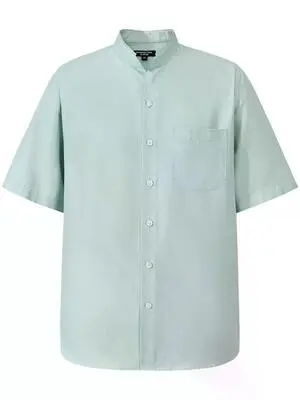 Shanghai Tang Band-collar Shirt