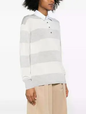 Theory Striped Polo Top