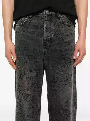 Ksubi Maxx Stencil Stitch Jeans
