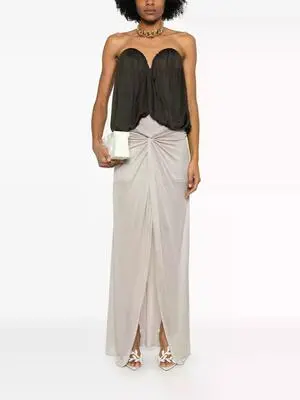 Giuseppe Di Morabito Draped Strapless Top