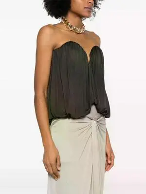 Giuseppe Di Morabito Draped Strapless Top