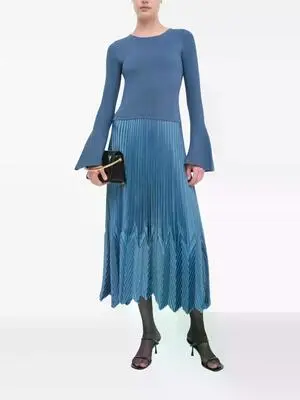 Simkhai Damoni Midi Dress - Blue