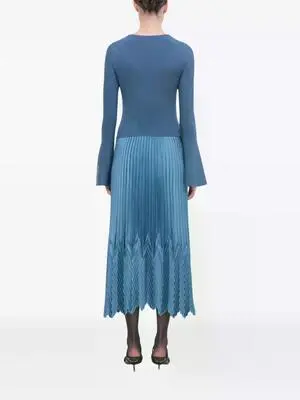 Simkhai Damoni Midi Dress - Blue