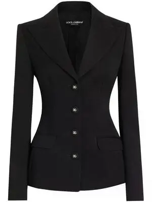 Dolce & Gabbana Peak-lapels Blazer - Black