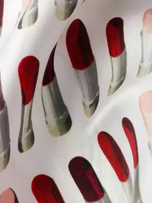 Prada Printed Silk Scarf