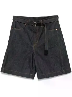 Sacai Denim Shorts - Blue