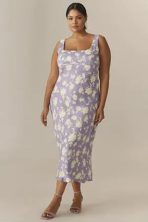 white midi dress womens Ethical & Sustainable Luxury White Midi Dress: the Ophelia