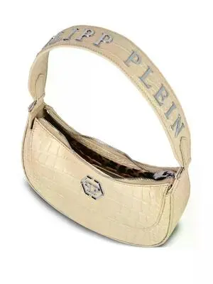 Philipp Plein Galaxy Crocodile-embossed Tote Bag - Neutrals