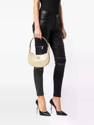 Philipp Plein Philipp Plein Galaxy Crocodile-Embossed Tote Bag Neutrals