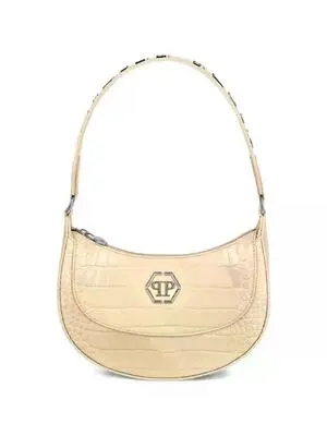 Philipp Plein Galaxy Crocodile-embossed Tote Bag - Neutrals