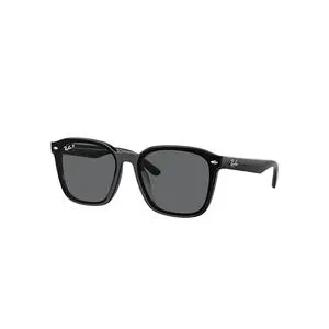 Ray-ban Square Sunglasses With Polarized Lenses Black