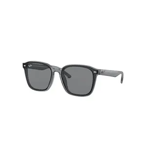 Ray-ban Sunglasses With Geometric Frame - Transparent Grey
