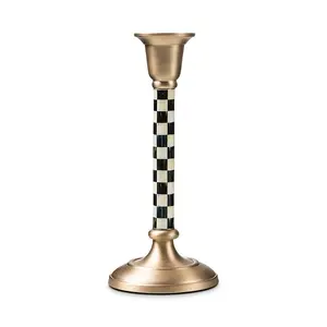 MACKENZIE-CHILDS Courtly Check Small Candlestick - No Color