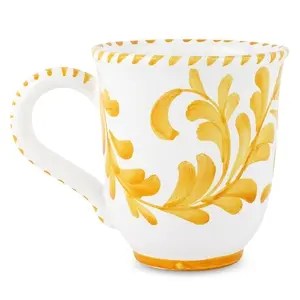 VIETRI Arezzo Aqua Mug - Yellow