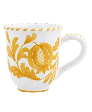 VIETRI Arezzo Aqua Mug - Yellow