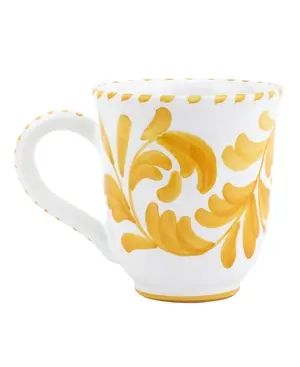 VIETRI Arezzo Aqua Mug - Yellow