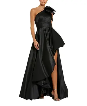 Women's Black Satin Gowns