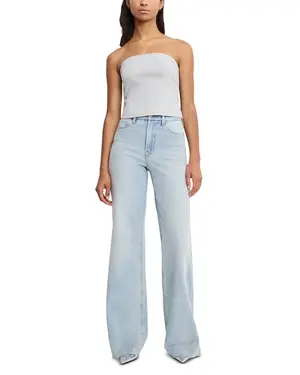 Good American Good Waist Palazzo Jeans - Indigo