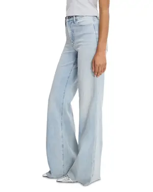 Good American Good Waist Palazzo Jeans - Indigo