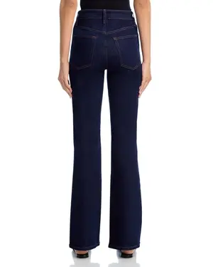 FRAME The Reboot High-rise Ankle Bootcut Jeans - Rinse