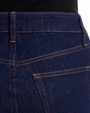FRAME The Reboot High-rise Ankle Bootcut Jeans - Rinse