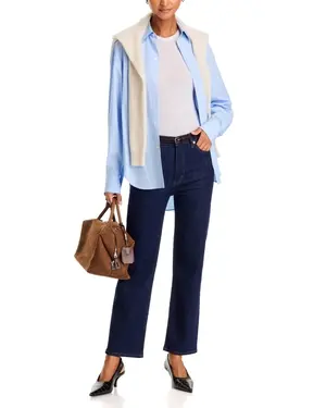 FRAME Le Sleek Straight Jeans - Rinse
