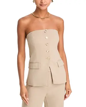 Aqua Knit Strapless Vest