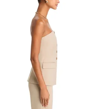 Aqua Knit Strapless Vest