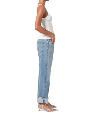 AGOLDE Fran Low Rise Straight Leg Jeans