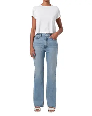AGOLDE Leena Mid-rise Bootcut Jeans - Stage