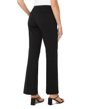 LIVERPOOL Pull On Wide Leg Pants - Black